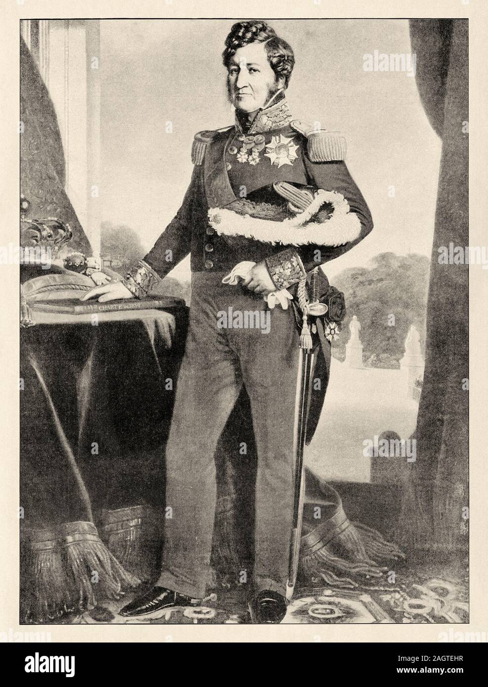 Louis Philippe I, 1773-1850. Duke of Orleans, Duke of Chartres, king of ...