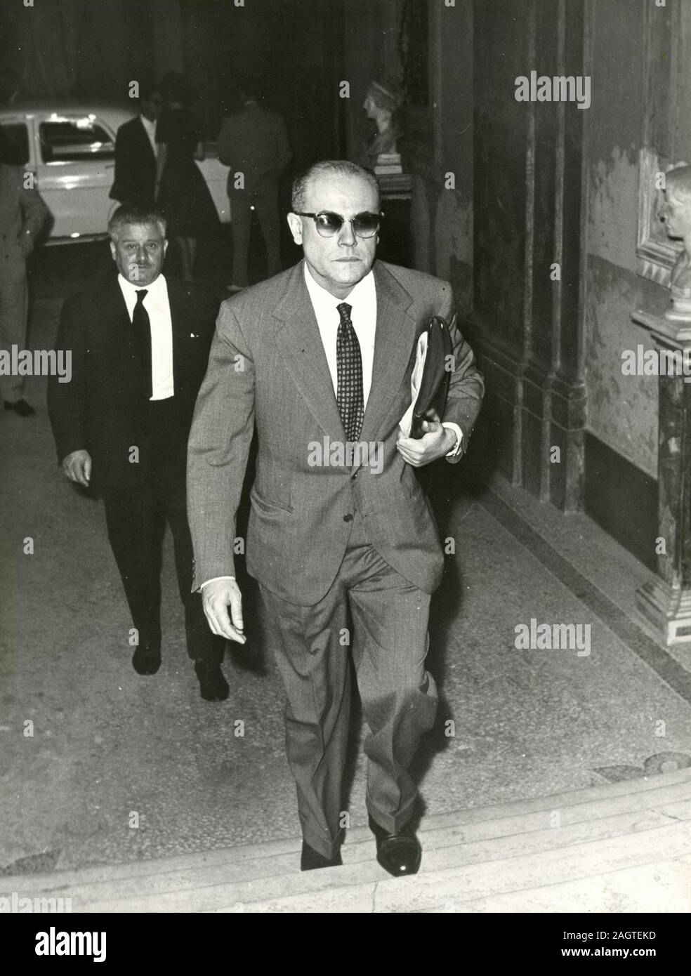 Italian politician minister Giorgio Bo, Rome, Italy 1960s Stock Photo ...