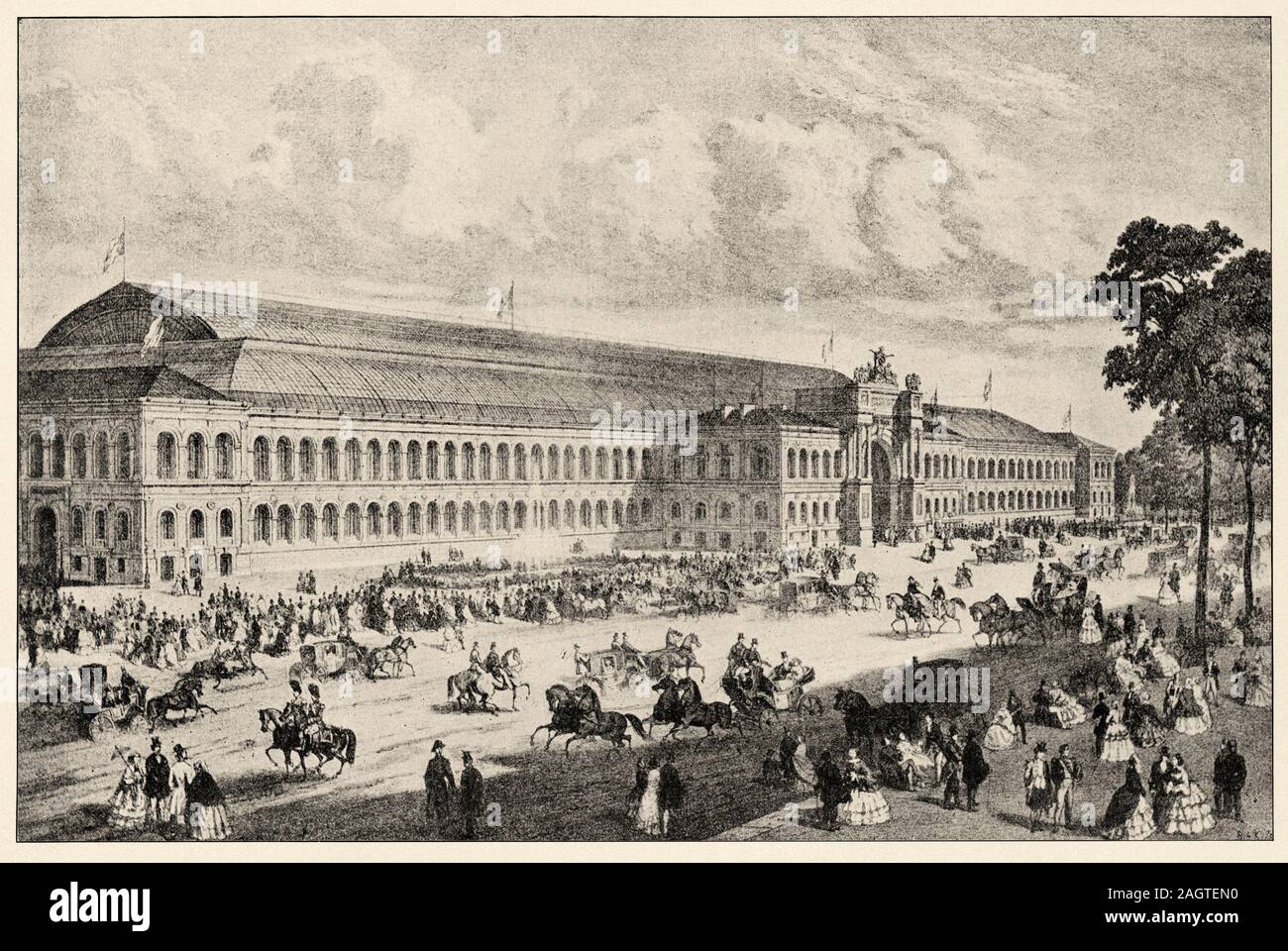 The Palace of Industry and Fine Arts, is a building built for the World ...