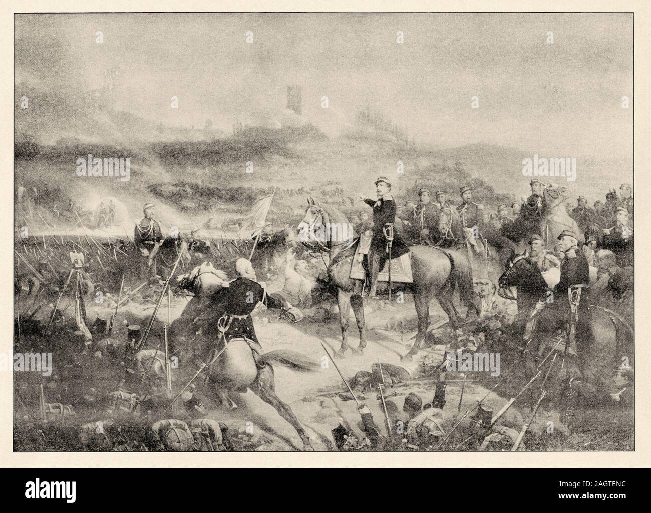The war of Italy. The battle of Solferino took place on June 24, 1859 ...