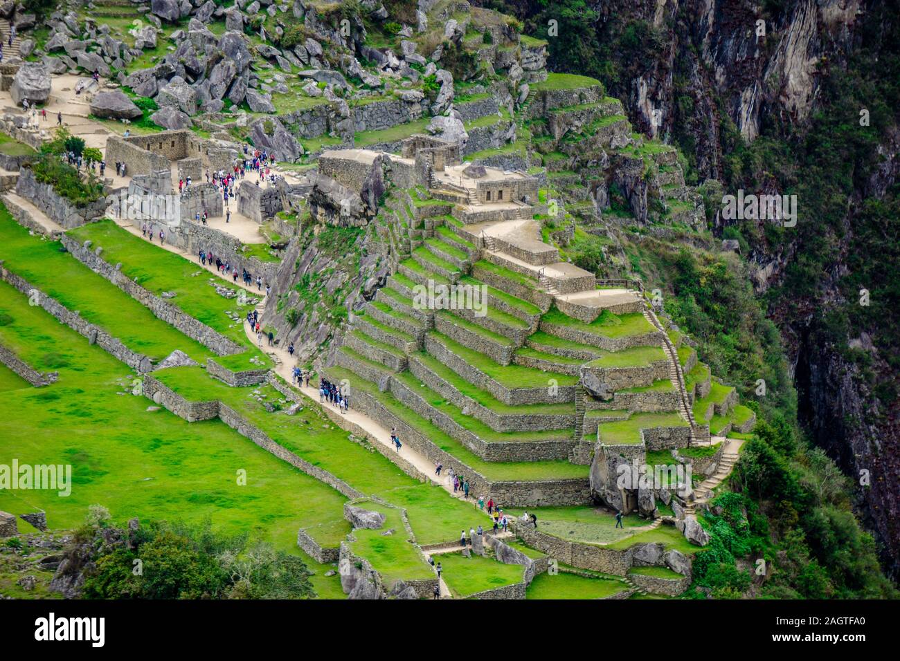 The best view of Machu Picchu from the Wayna Picchu Mountain, Huayna ...