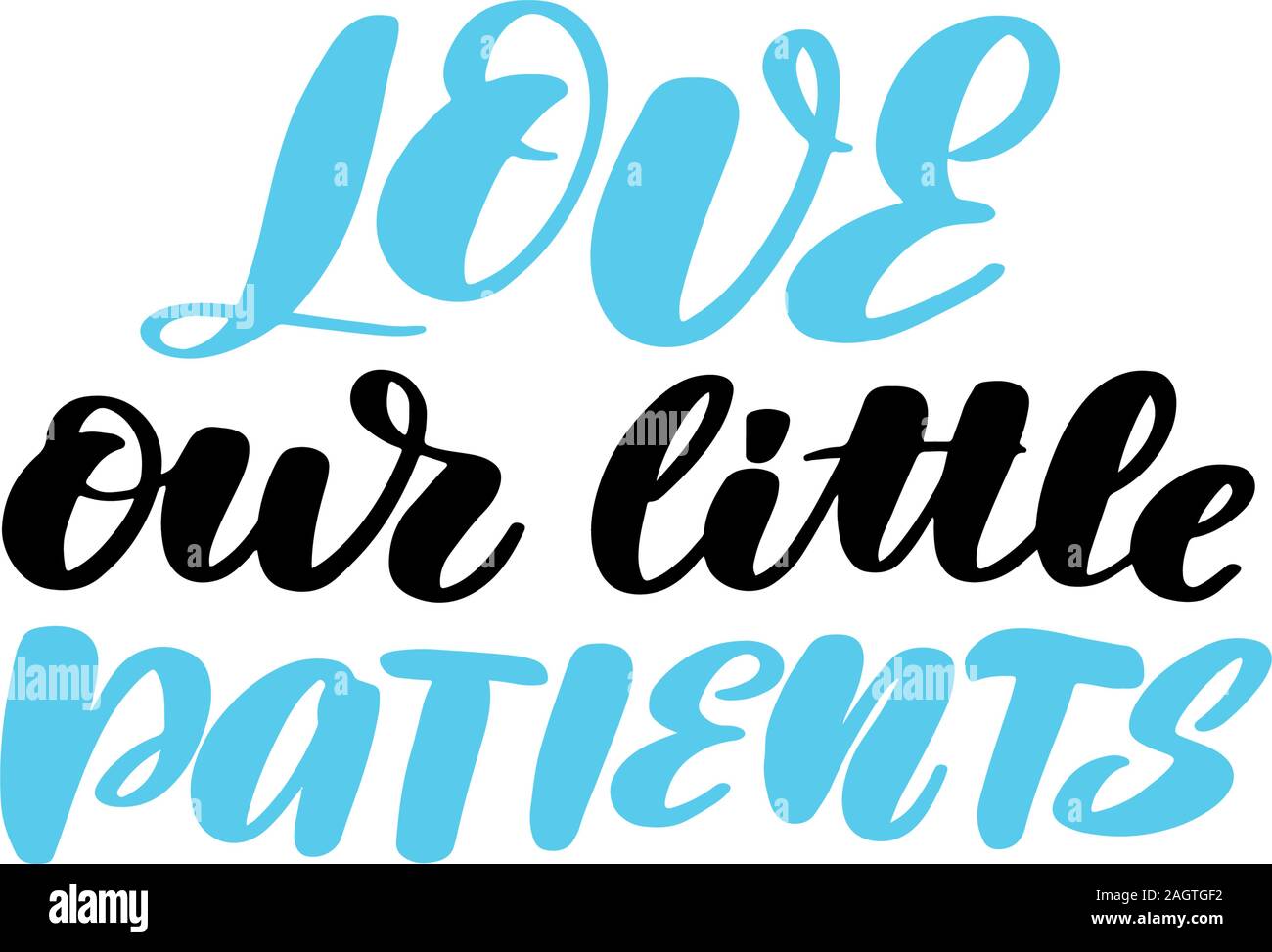 Vector calligraphy illustration isolated on white background Stock ...