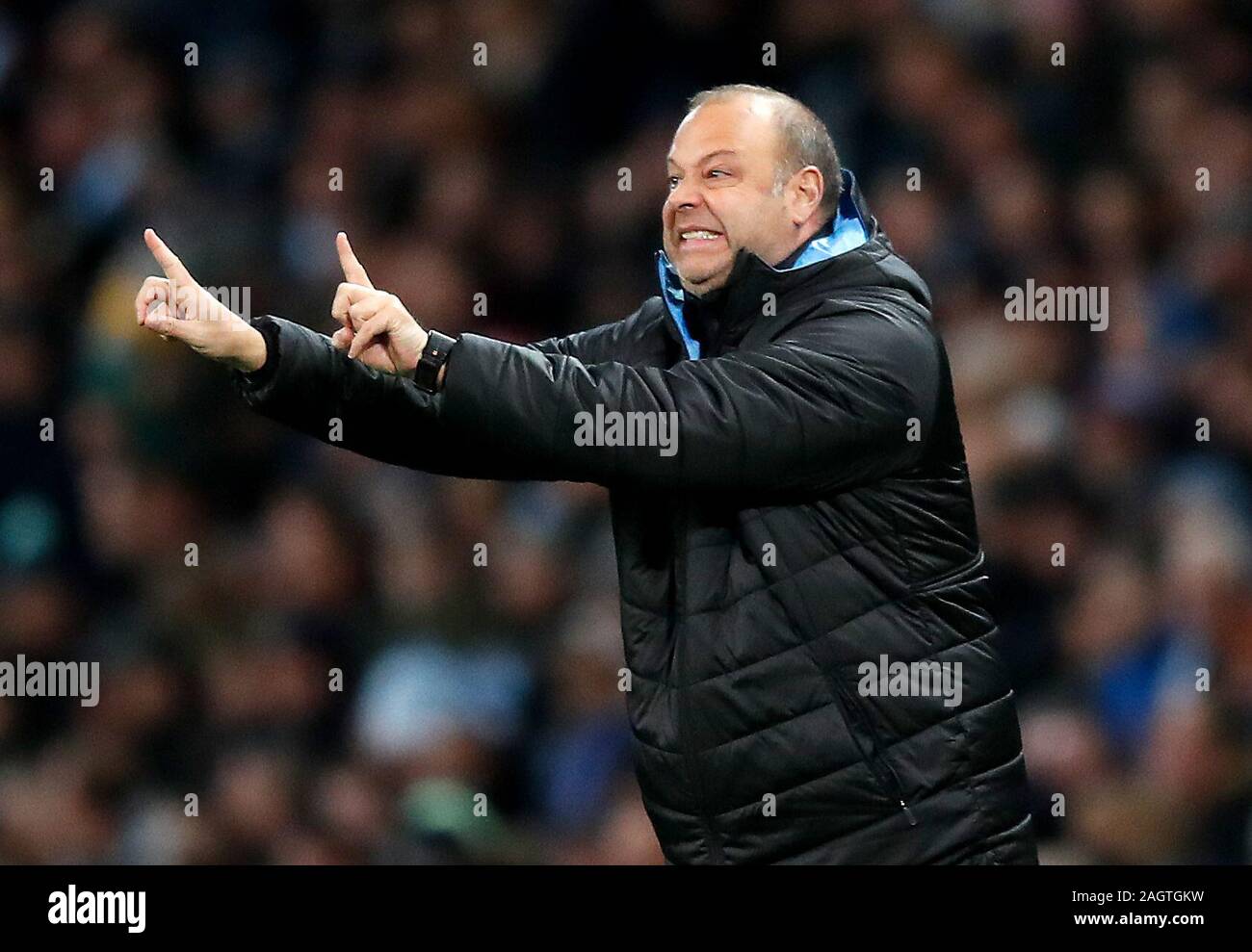Manchester City assistant Rodolfo Borrell during the Premier League ...