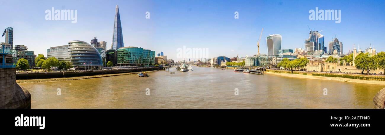 May 19, 2018 – River Thames, London, England, United Kingdom. A look ...