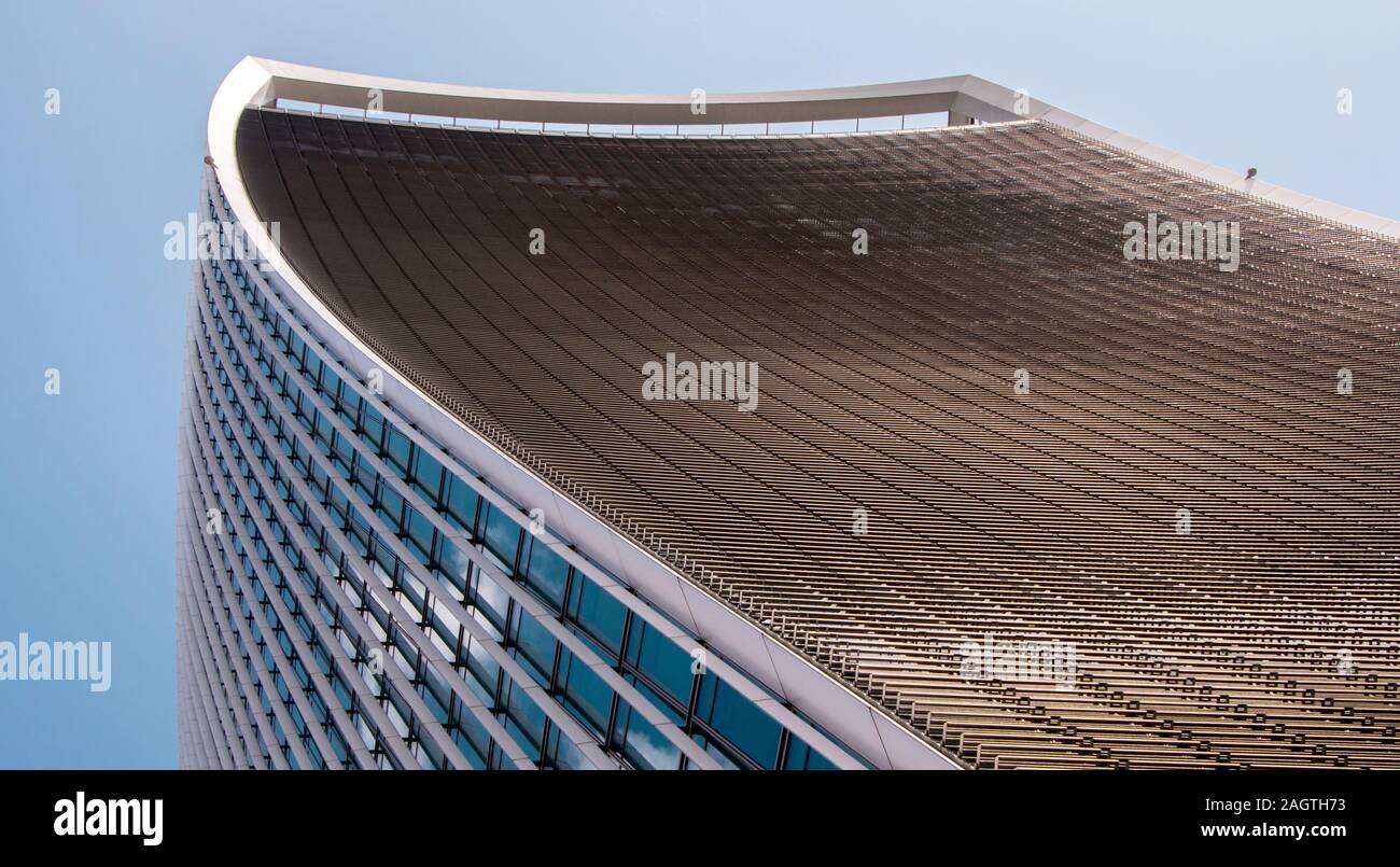August 20, 2019 – London, United Kingdom. The Walkie Talkie building is ...