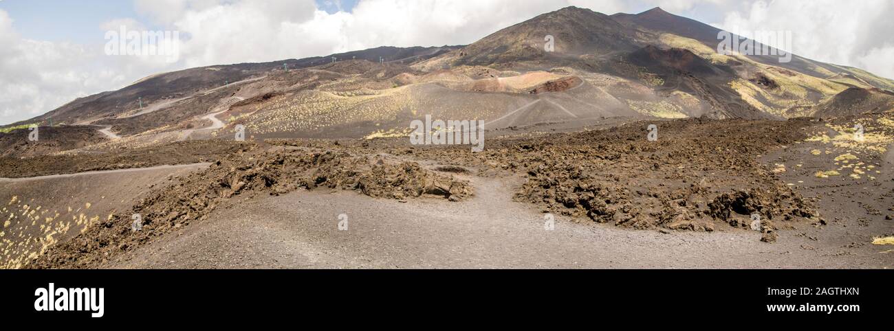 One of the world's most active volcanoes, Mount Etna. It's breathtaking ...