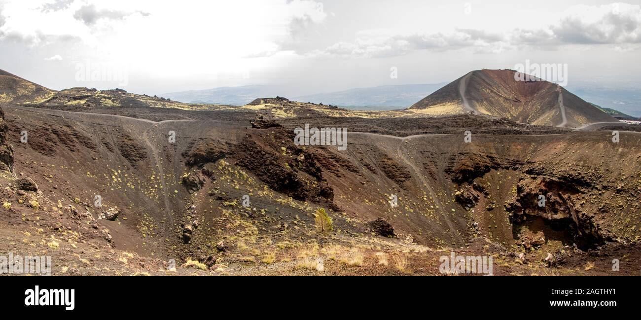 One of the world's most active volcanoes, Mount Etna. It's breathtaking ...