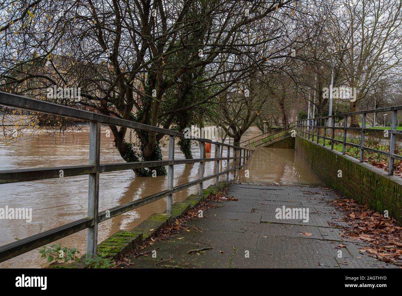 Maidstone, Kent, England - Dec 21 2019: Maidstone city centre during ...
