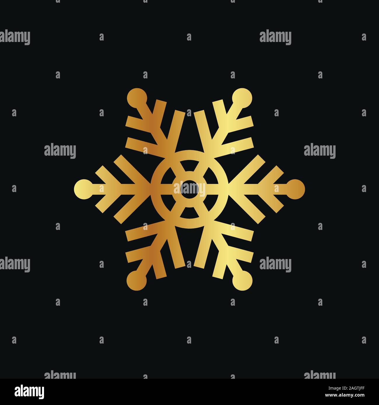 Cute Snowflake Icon vector, Christmas Holiday Winter snowflake Logo ...