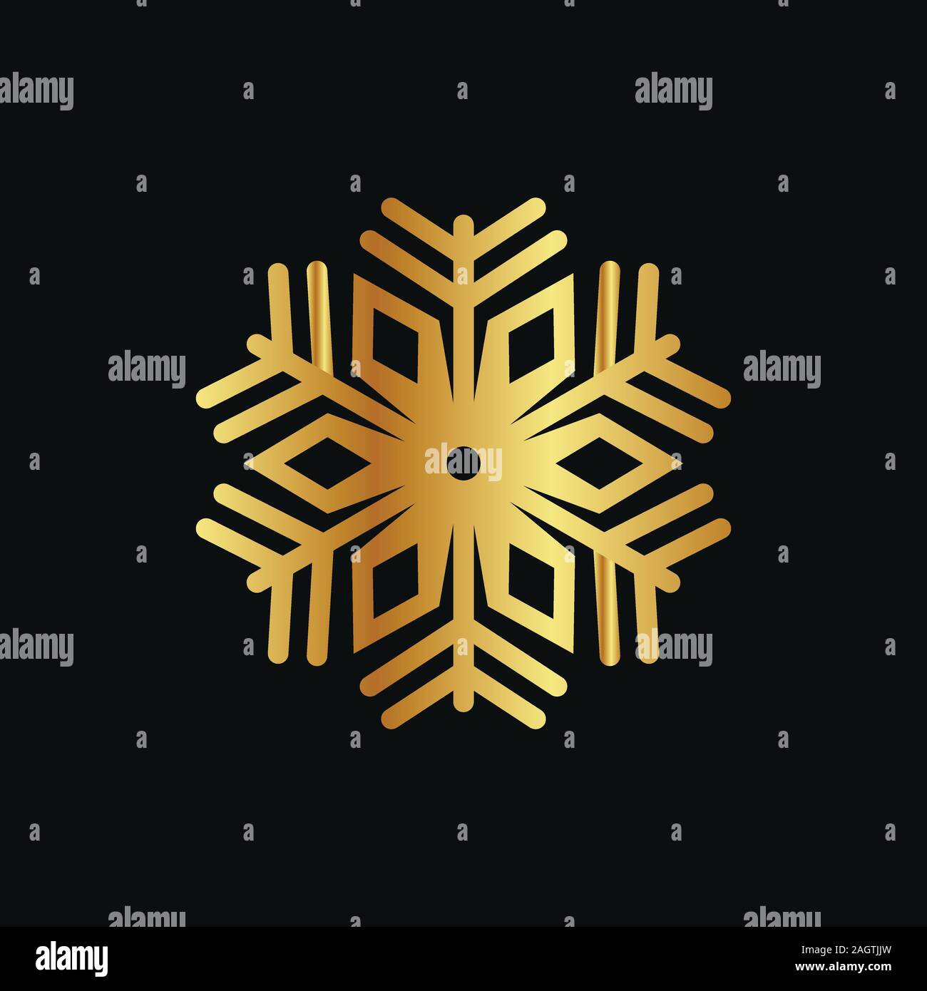 Cute Snowflake Icon vector, Christmas Holiday Winter snowflake Logo ...
