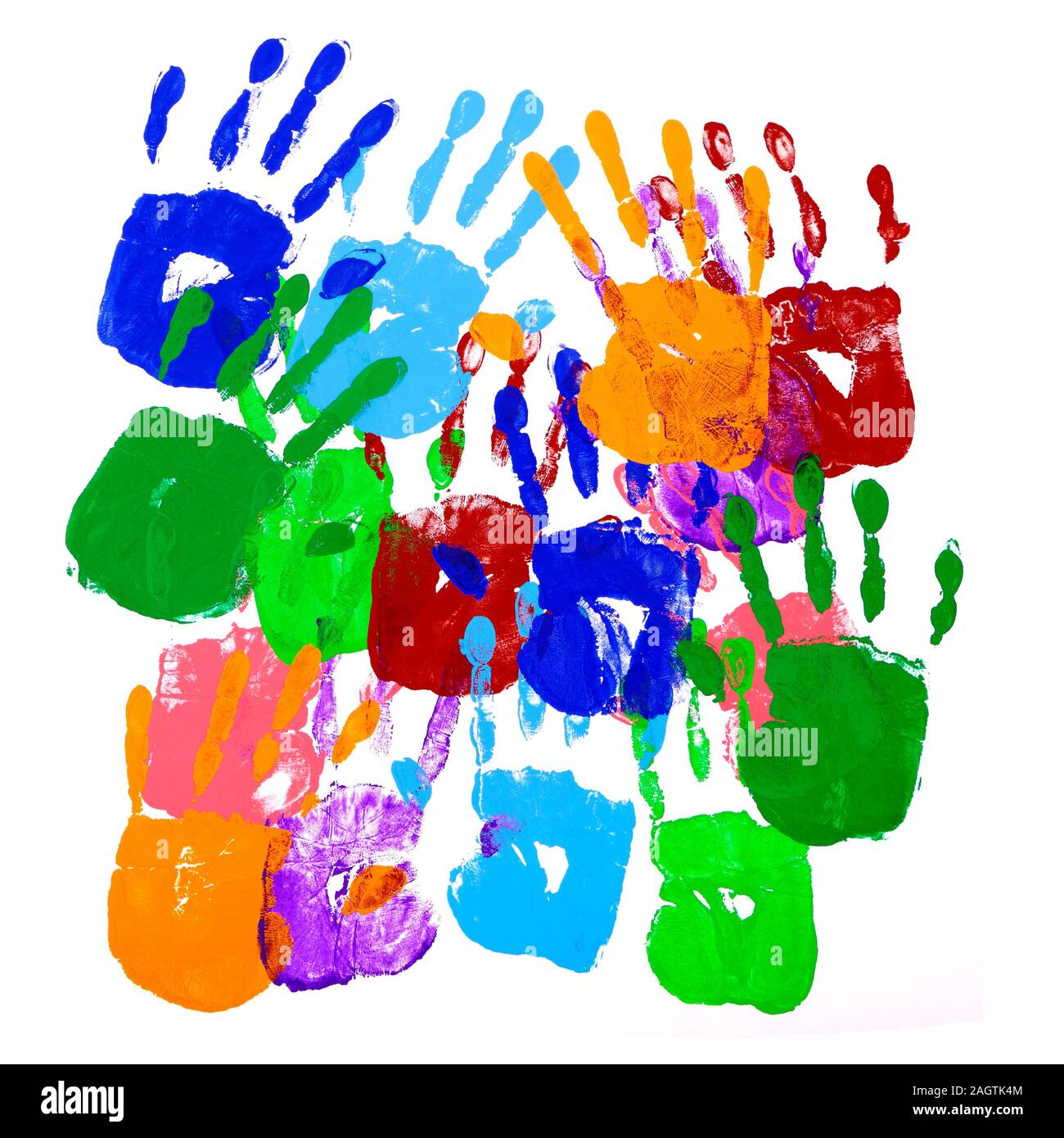 Handprints Cut Out Stock Images & Pictures - Alamy