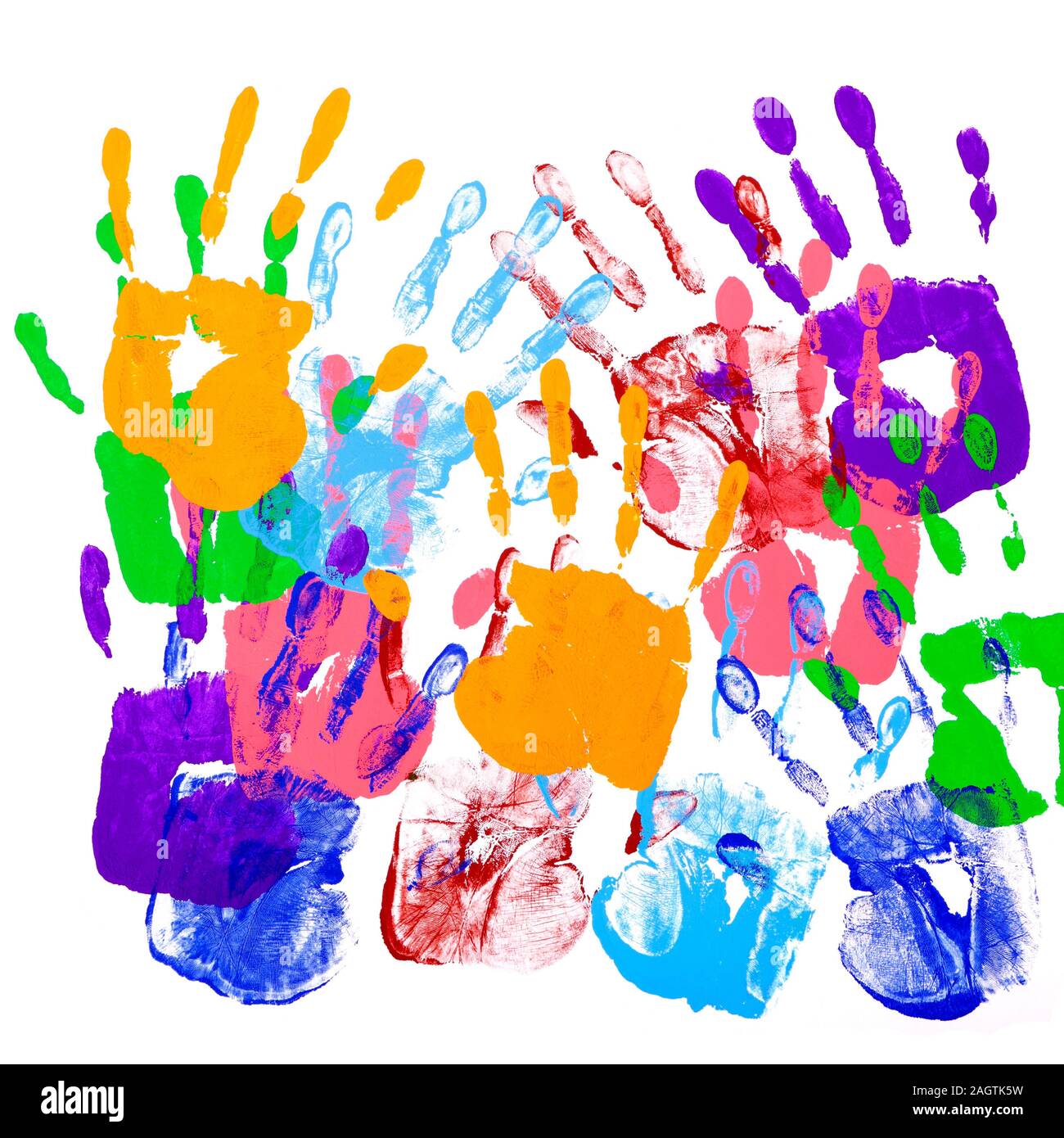 Handprints Cut Out Stock Images & Pictures - Alamy