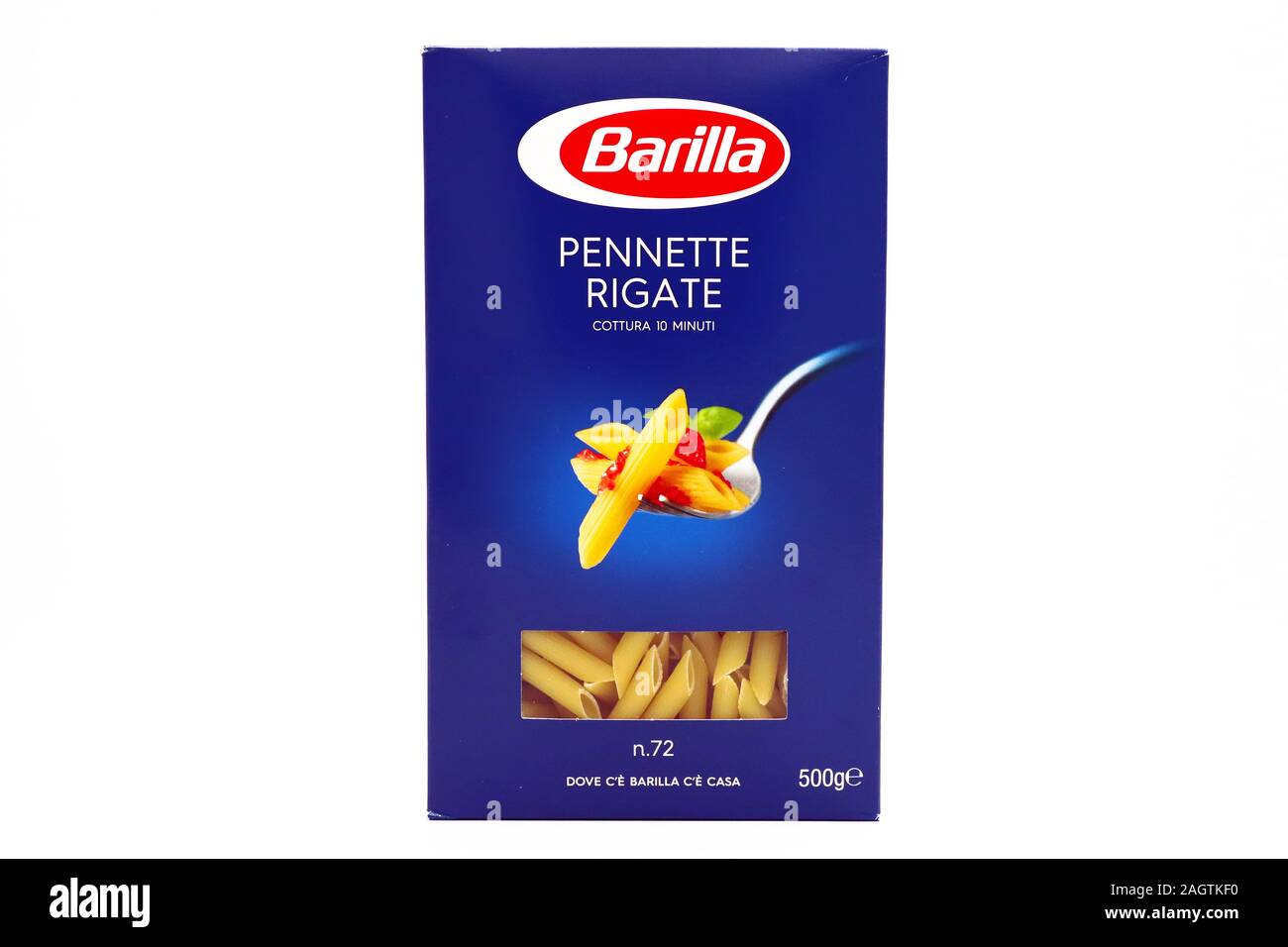 Pasta BARILLA. Traditional Italian Food Stock Photo - Alamy