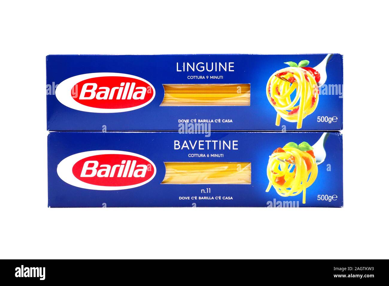 Pasta BARILLA. Traditional Italian Food Stock Photo - Alamy