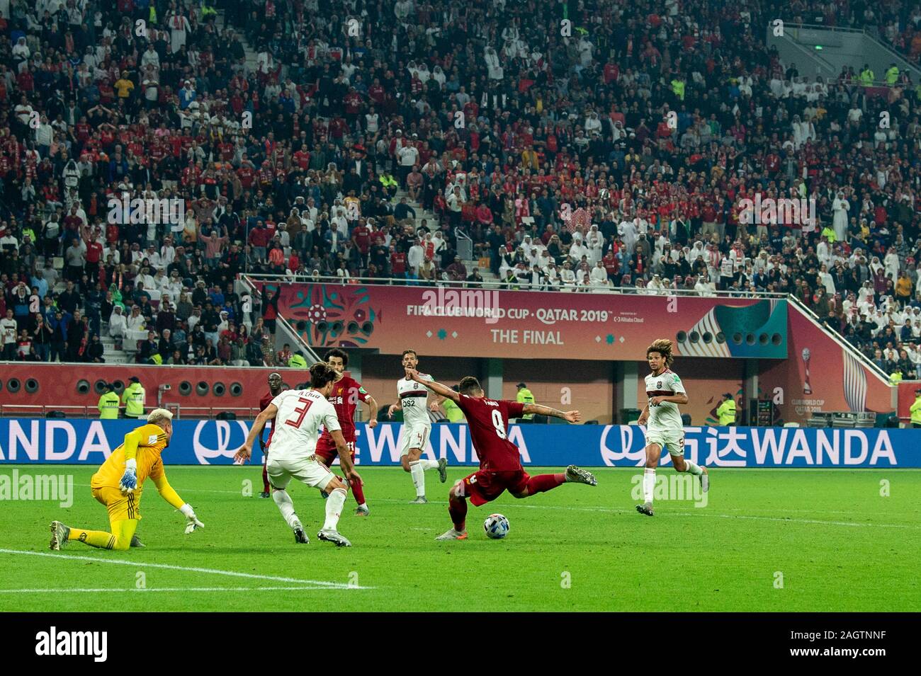 Doha, Qatar. 21st Dec, 2019. 0) during a match between Liverpool ...