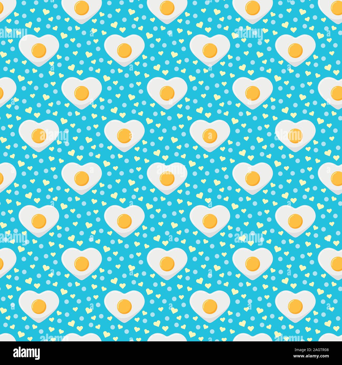 Wallpaper with fried egg pattern Stock Vector Images - Alamy