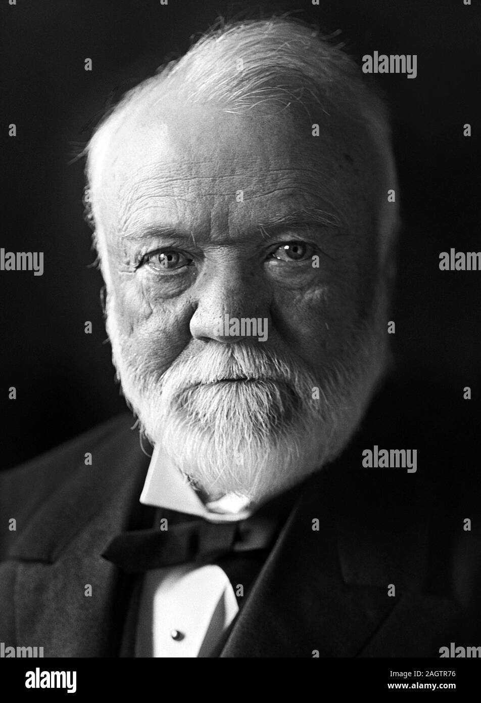 Vintage portrait photo of Scottish-American industrialist and ...