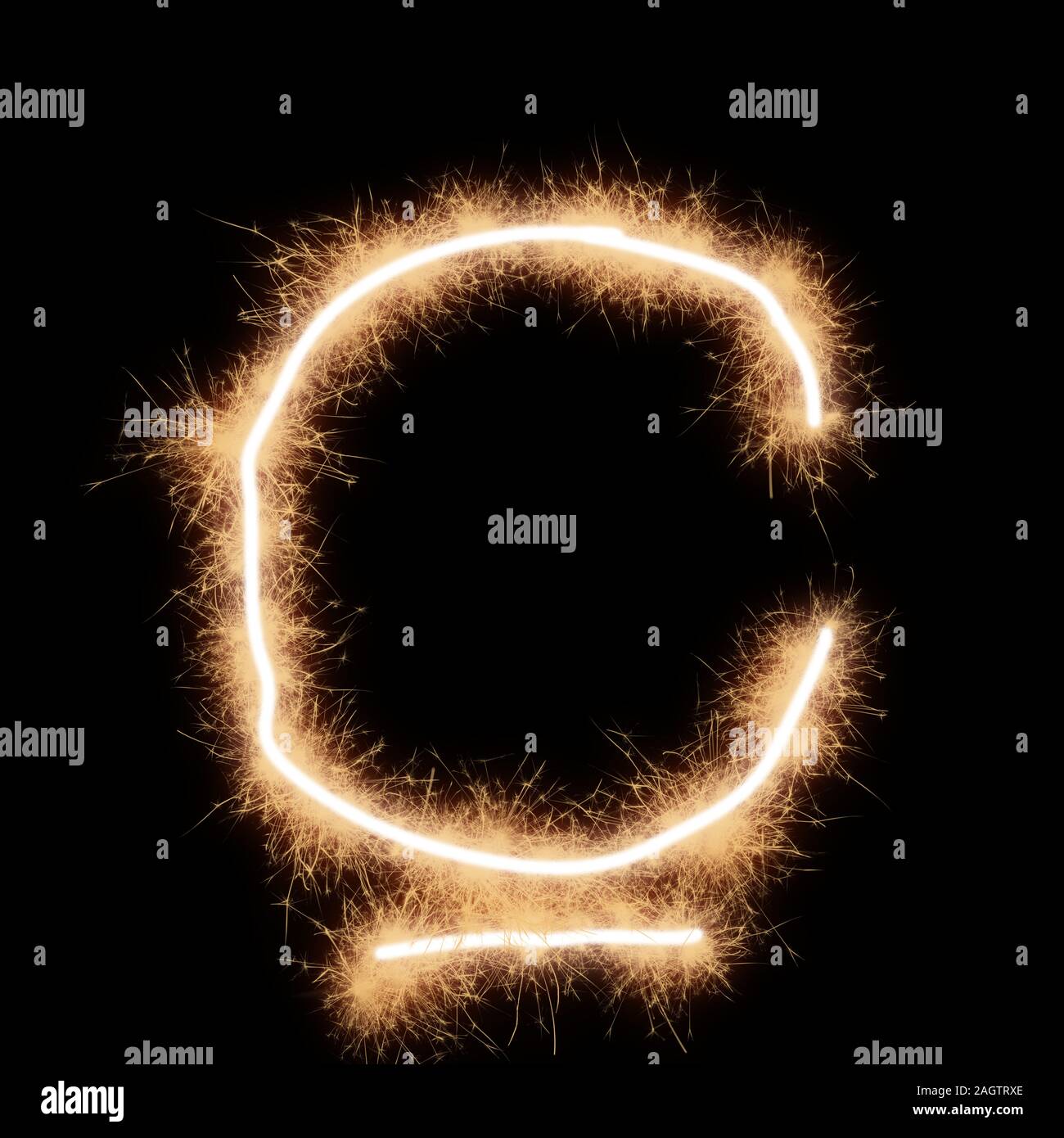 Lower case ch sound letter of alphabet written by squib sparks on a ...