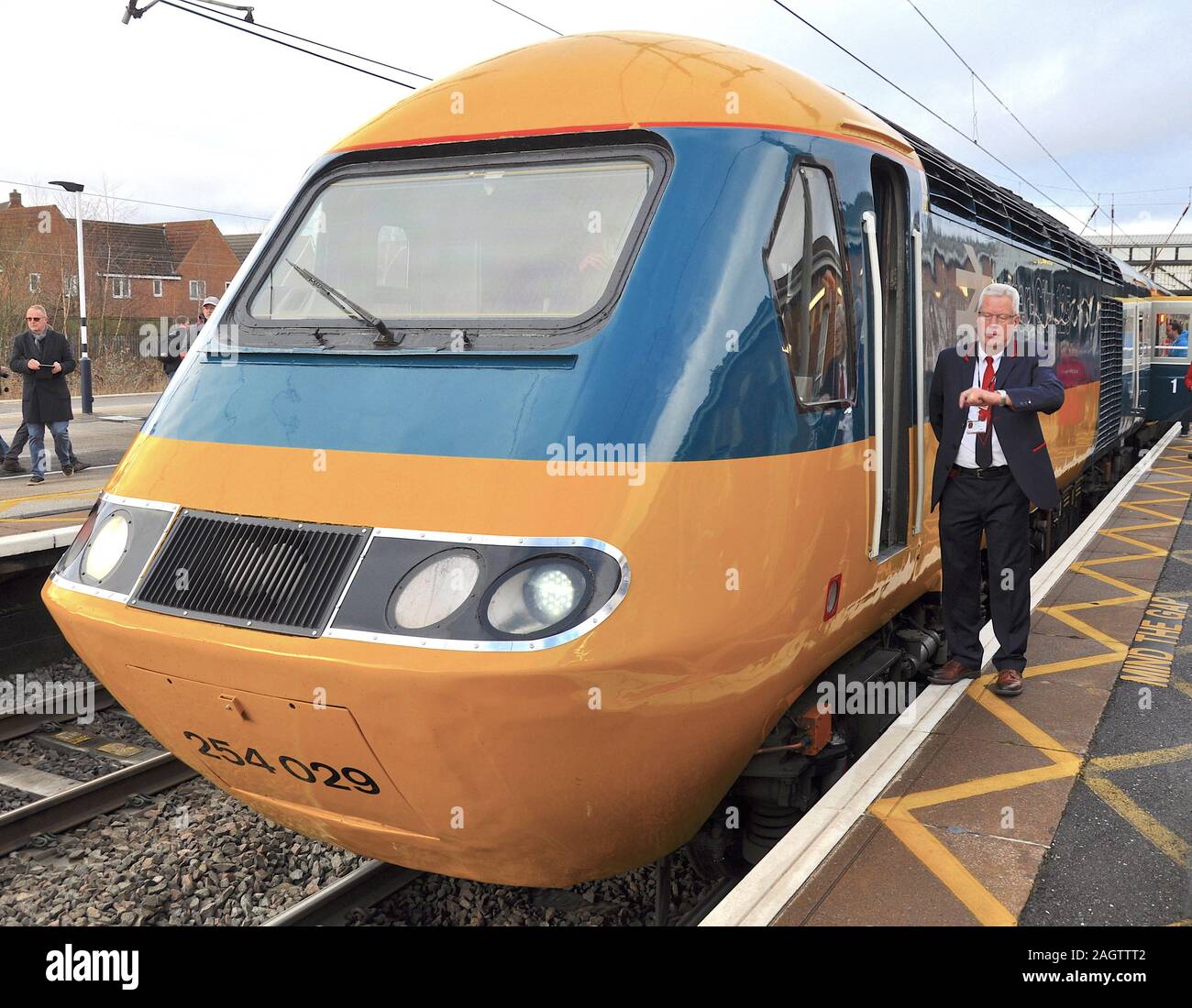 High Speed Train Last Journey Stock Photo - Alamy