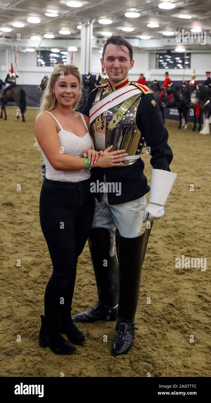 Household Cavalry Trooper Jonathan Adams after proposing to his ...