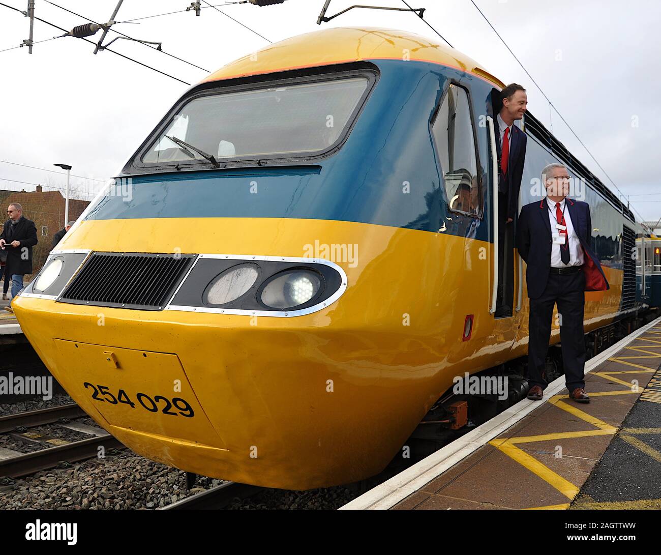 High Speed Train Last Journey Stock Photo - Alamy