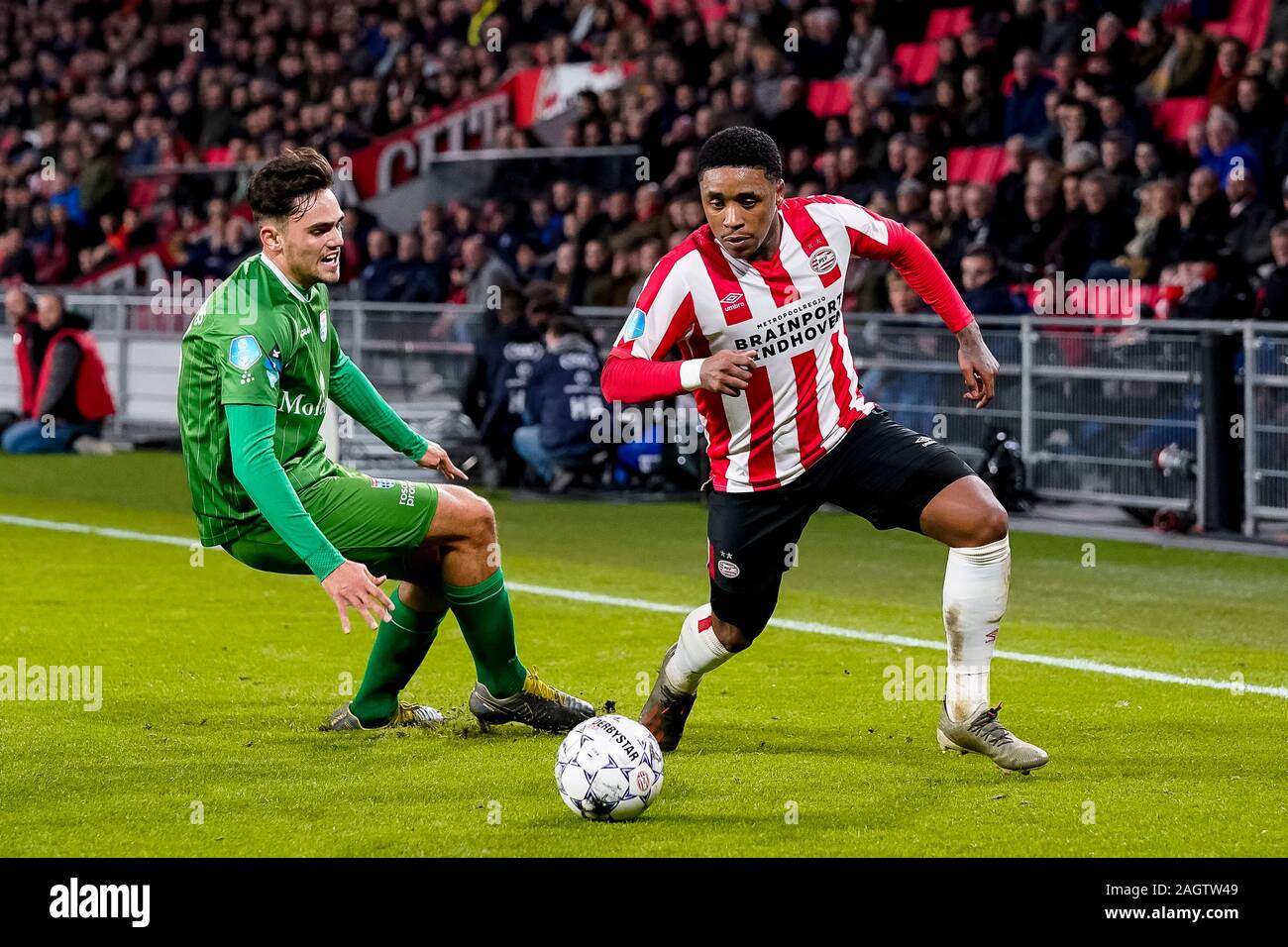 Eindhoven, Netherlands. 21st Dec, 2019. EINDHOVEN, PSV - PEC Zwolle, 21 ...