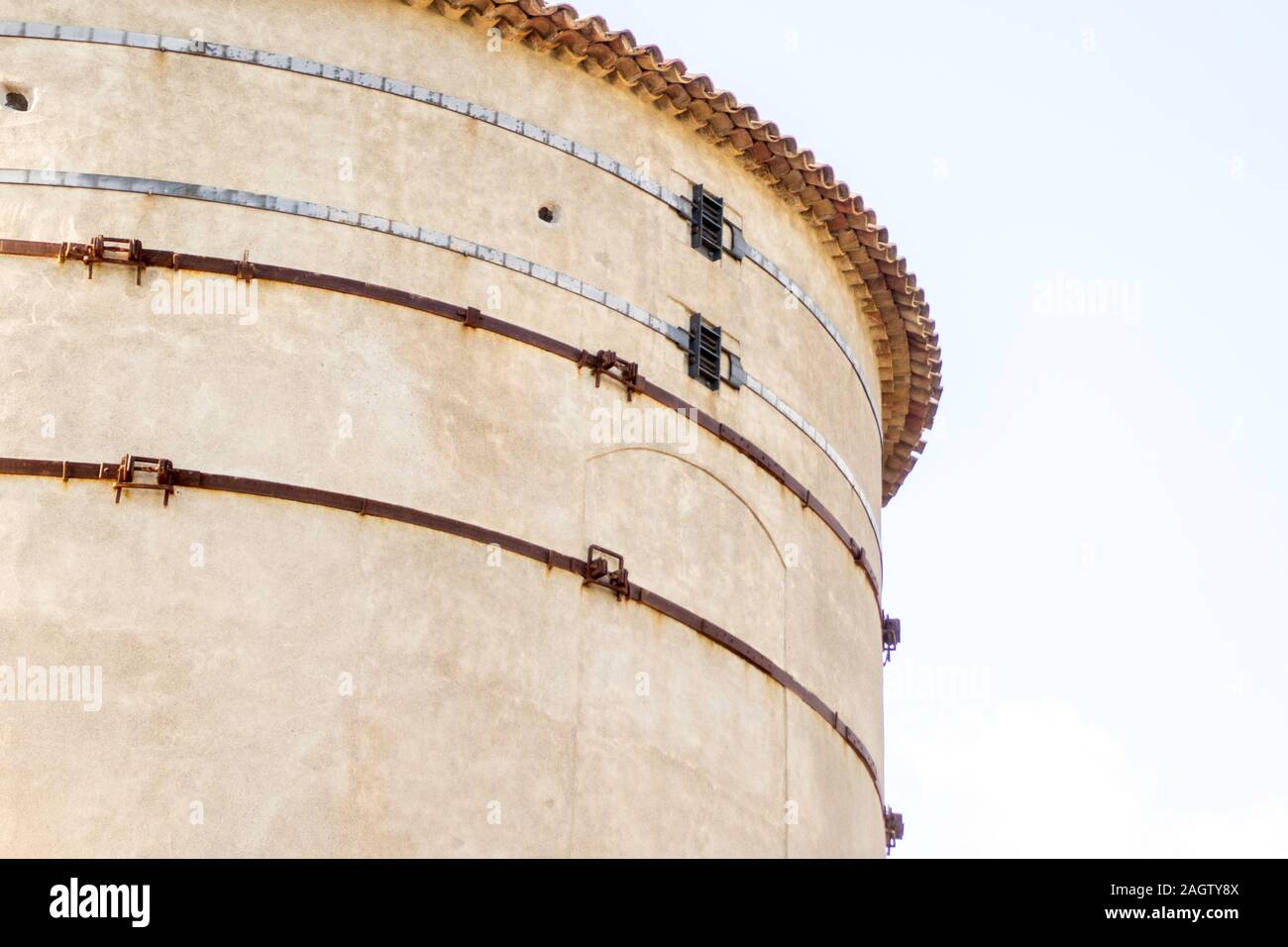 A very well kept historic building in the city of Motta, Sicily in ...