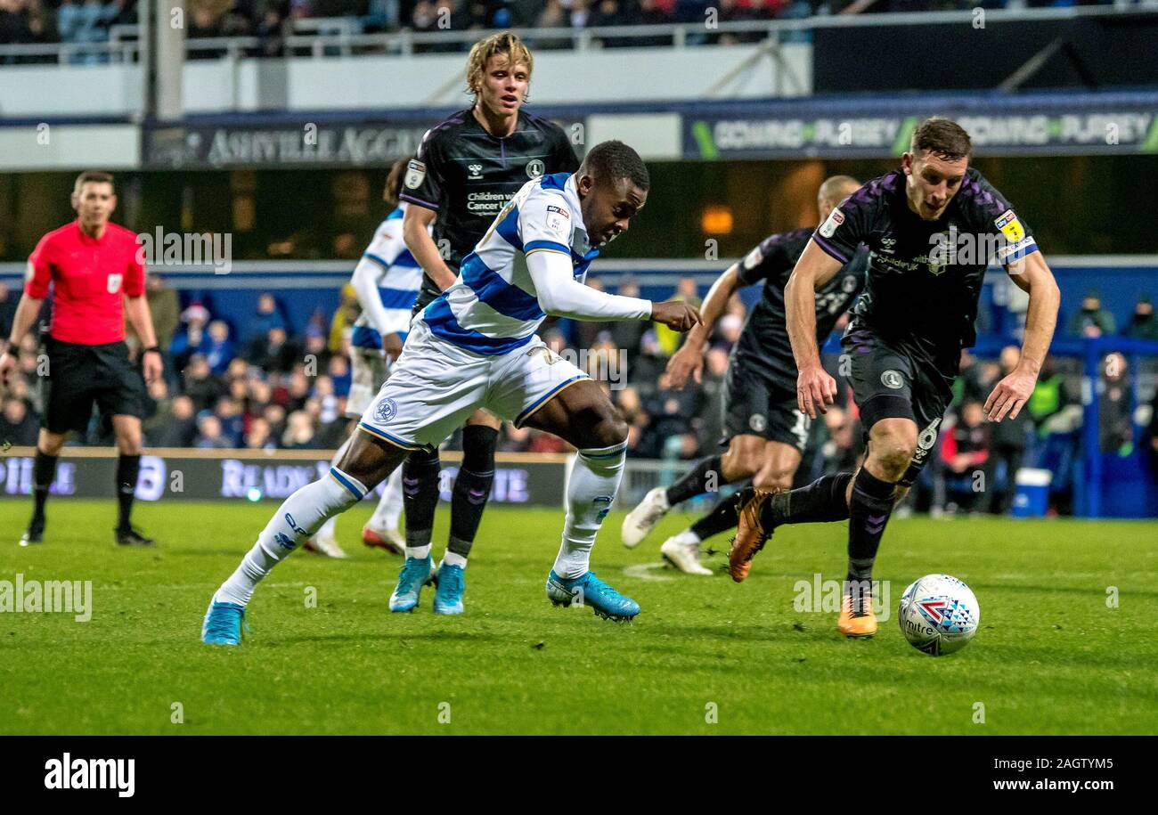 London, UK. 21st Dec, 2019. Bright Osayi-Samuel of Queens Park Rangers ...