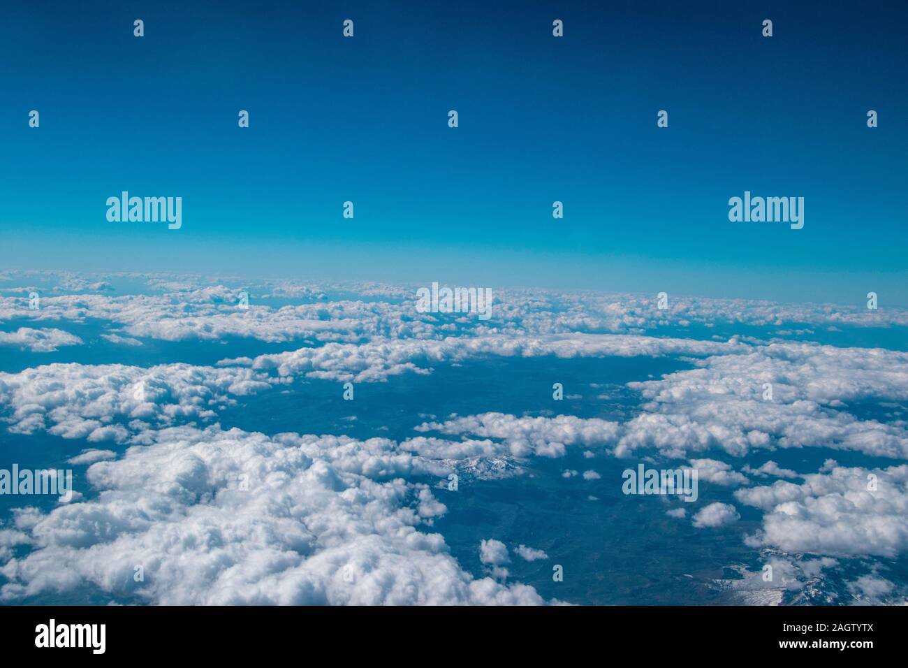 A view from up in the stratosphere Stock Photo - Alamy