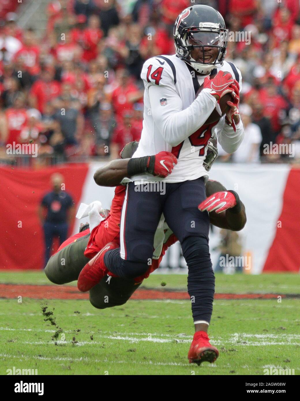 Tampa, Florida, USA. 21st Dec, 2019. Houston Texans wide receiver ...