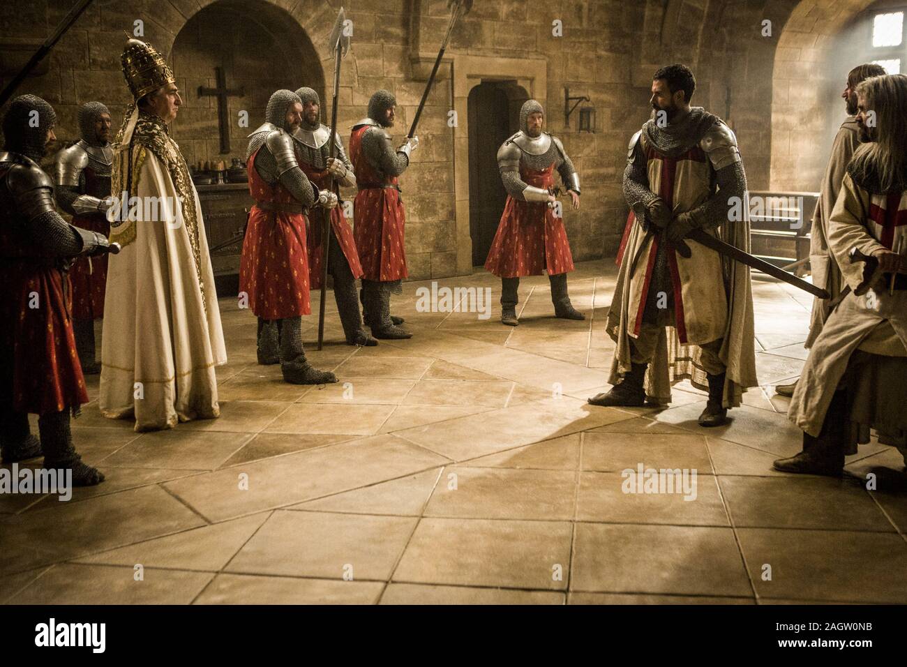 Jim Carter, Tom Cullen, "Knightfall" Season 1 (2019) Credit: A&E ...