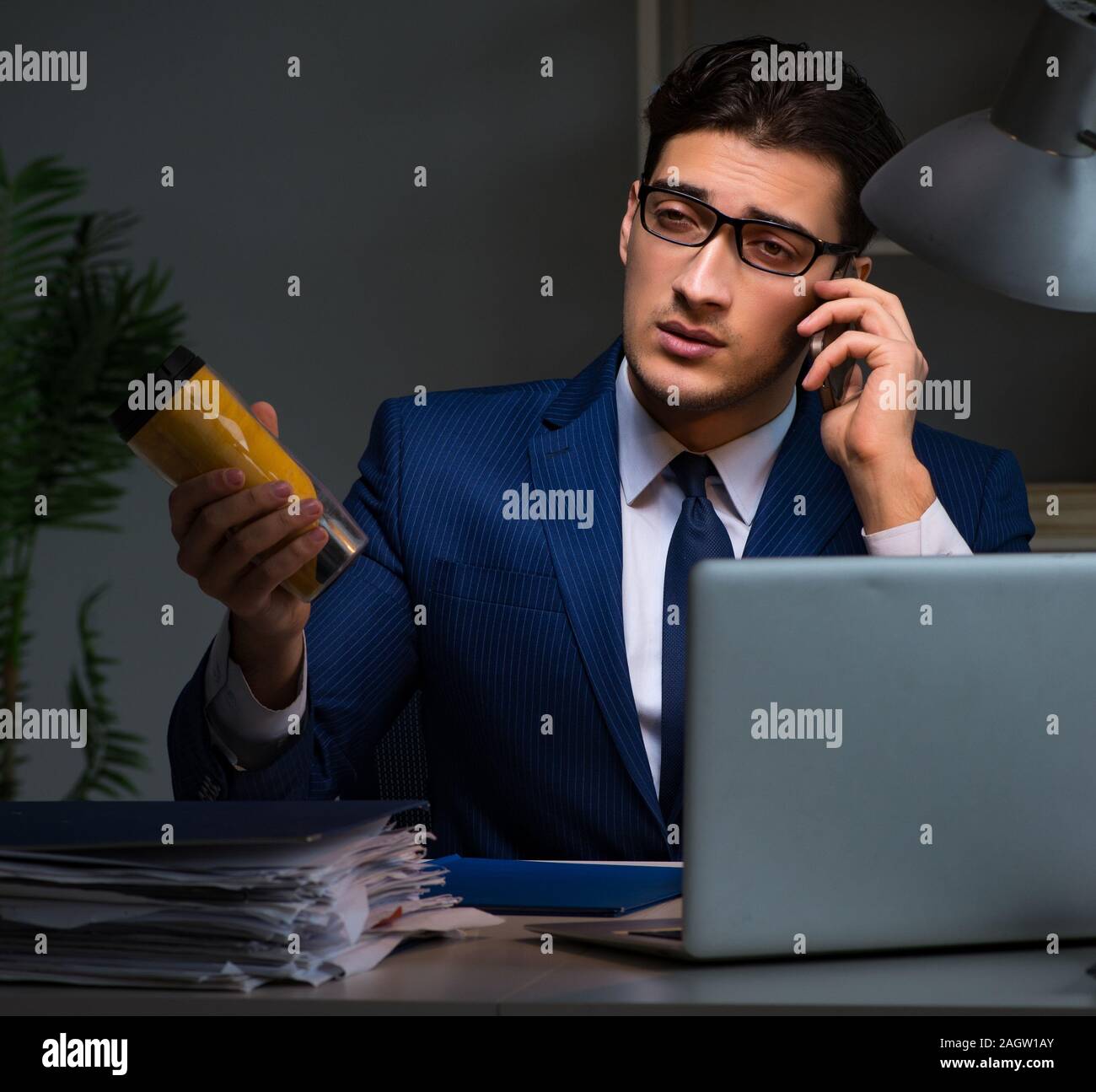 Staying awake work hi-res stock photography and images - Alamy