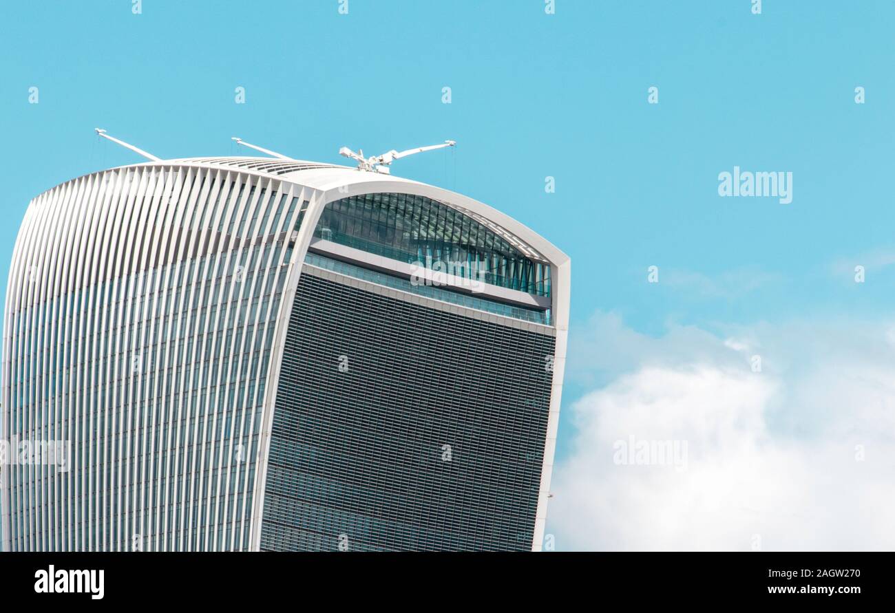 August 19, 2019 – London, United Kingdom. The Walkie Talkie building is ...