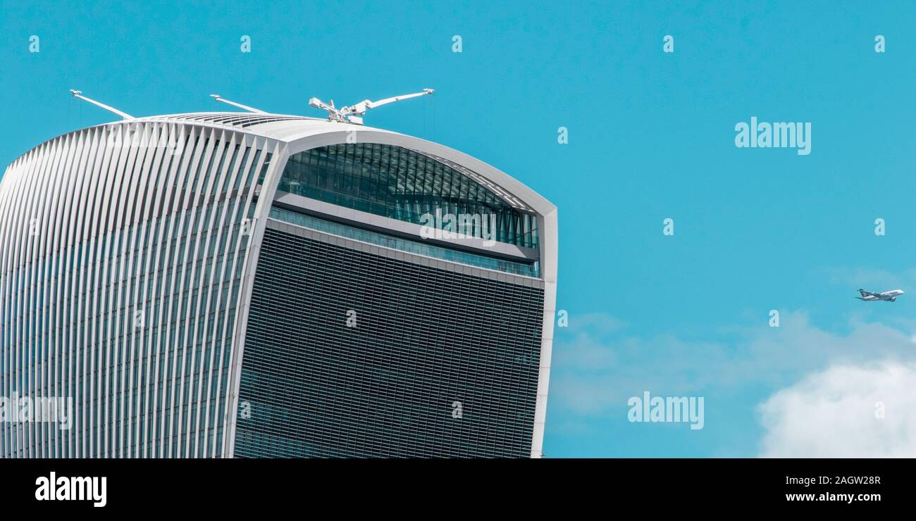 August 19, 2019 – London, United Kingdom. The Walkie Talkie building is ...