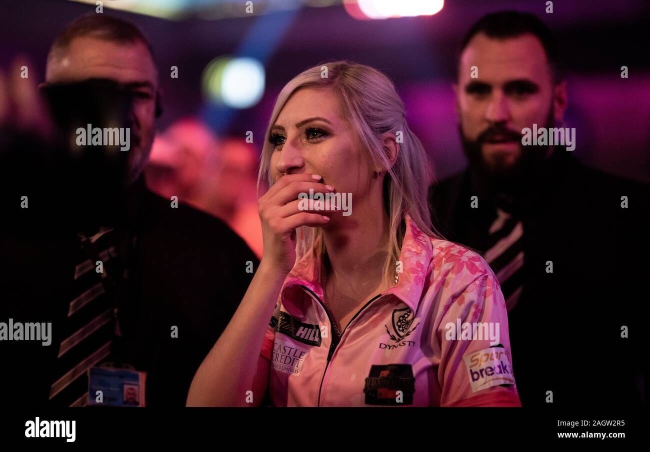 Fallon sherrock celebrates hi-res stock photography and images - Alamy