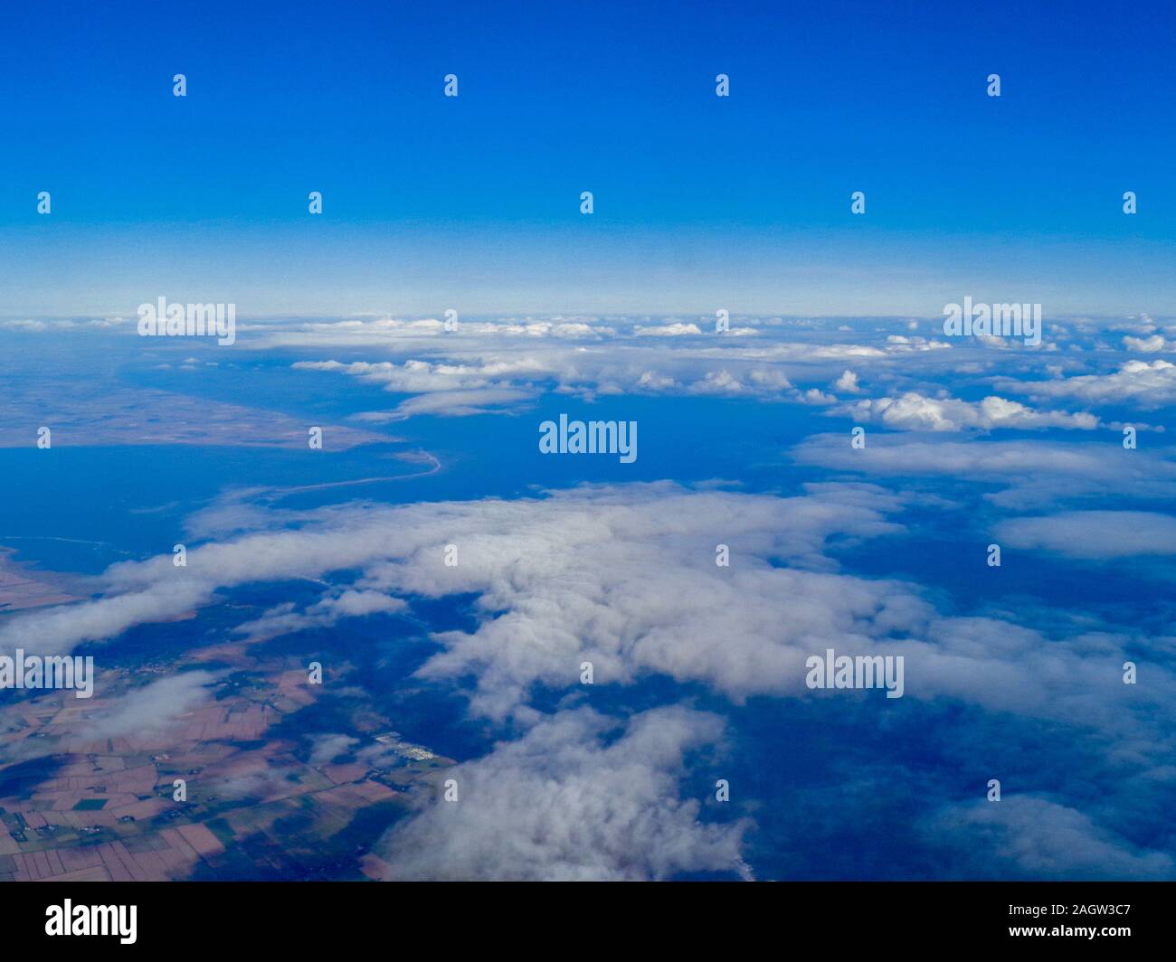 A view from up in the stratosphere Stock Photo - Alamy