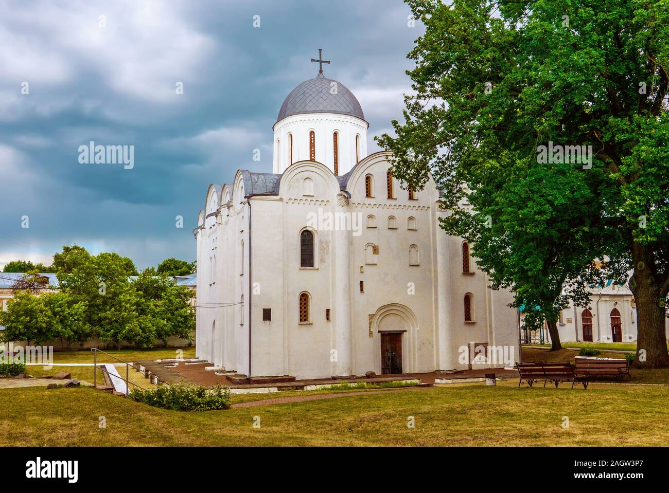 Building of Borisohlibskyi Sobor, Boris and Gleb Cathedral, - 12 th ...