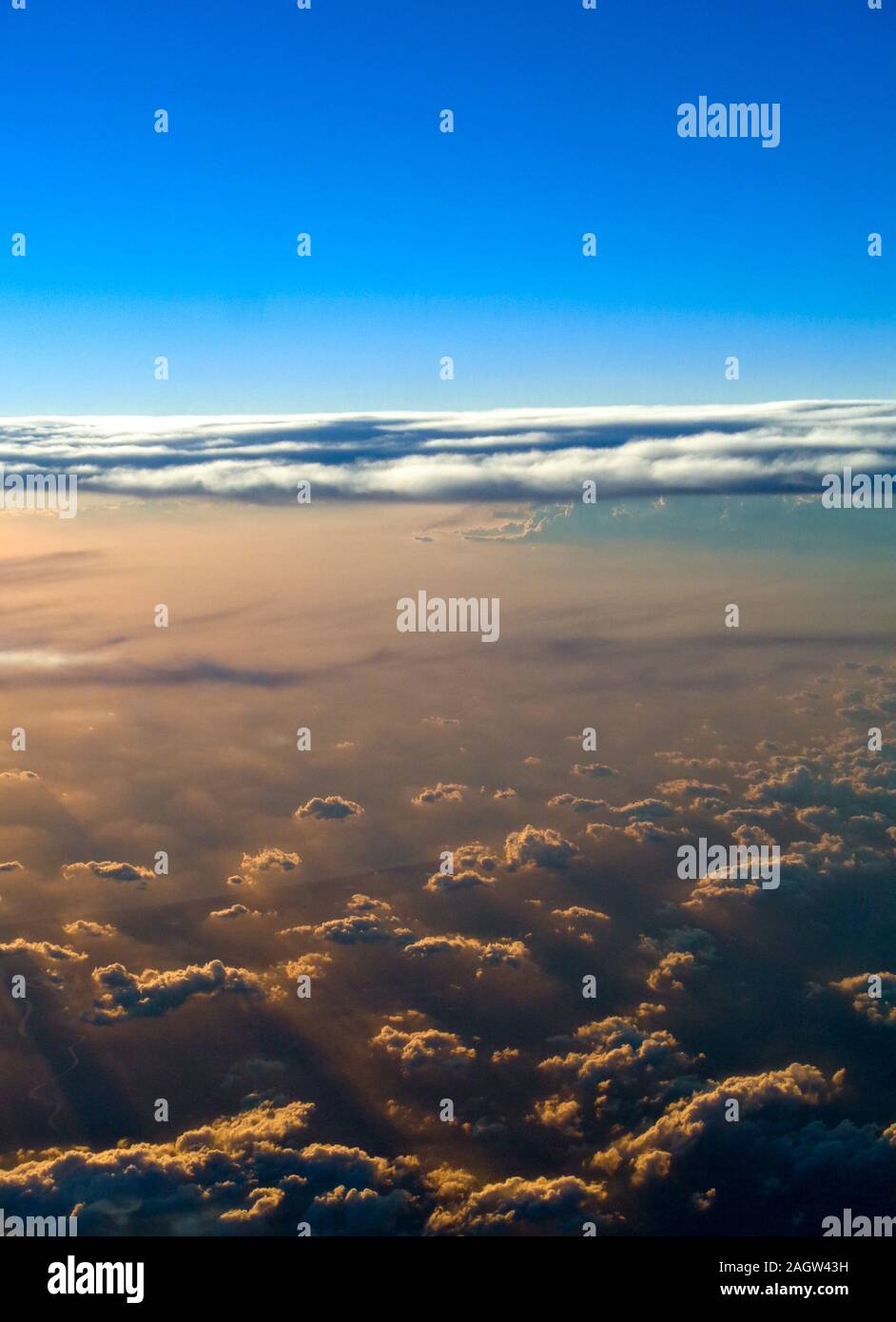 A view from up in the stratosphere Stock Photo - Alamy