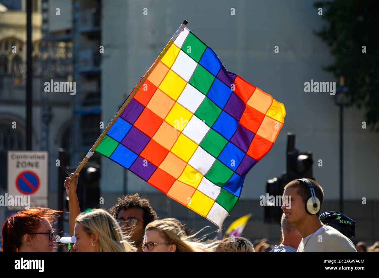 Waving gay pride flags hi-res stock photography and images - Alamy