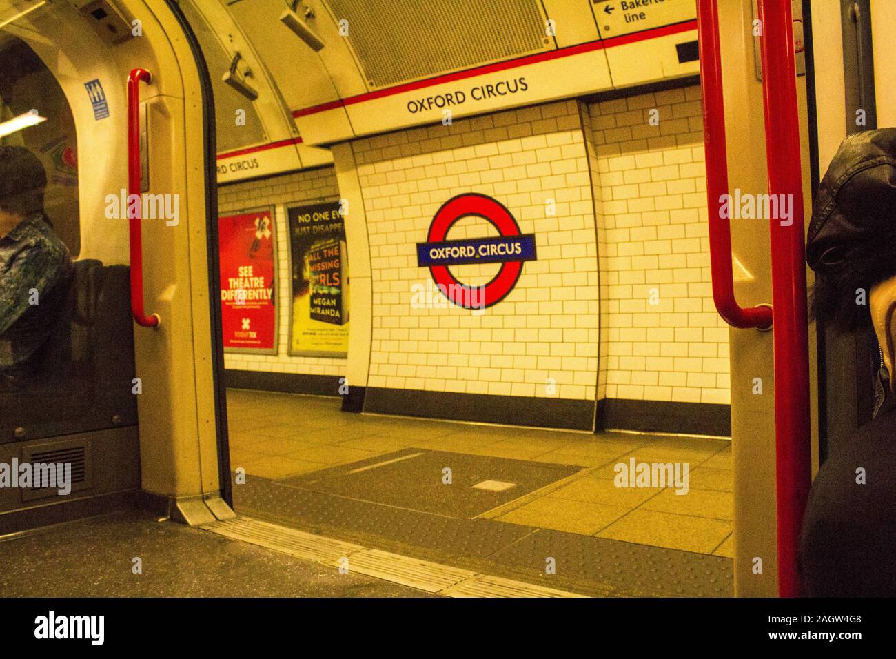 A view of one of the iconic London Underground trains Stock Photo - Alamy