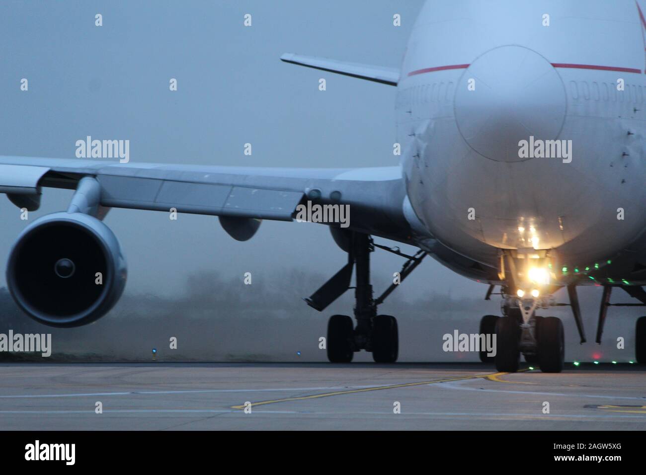 A huge Boeing 747 aircraft, one of the world's most beautiful aircraft ...