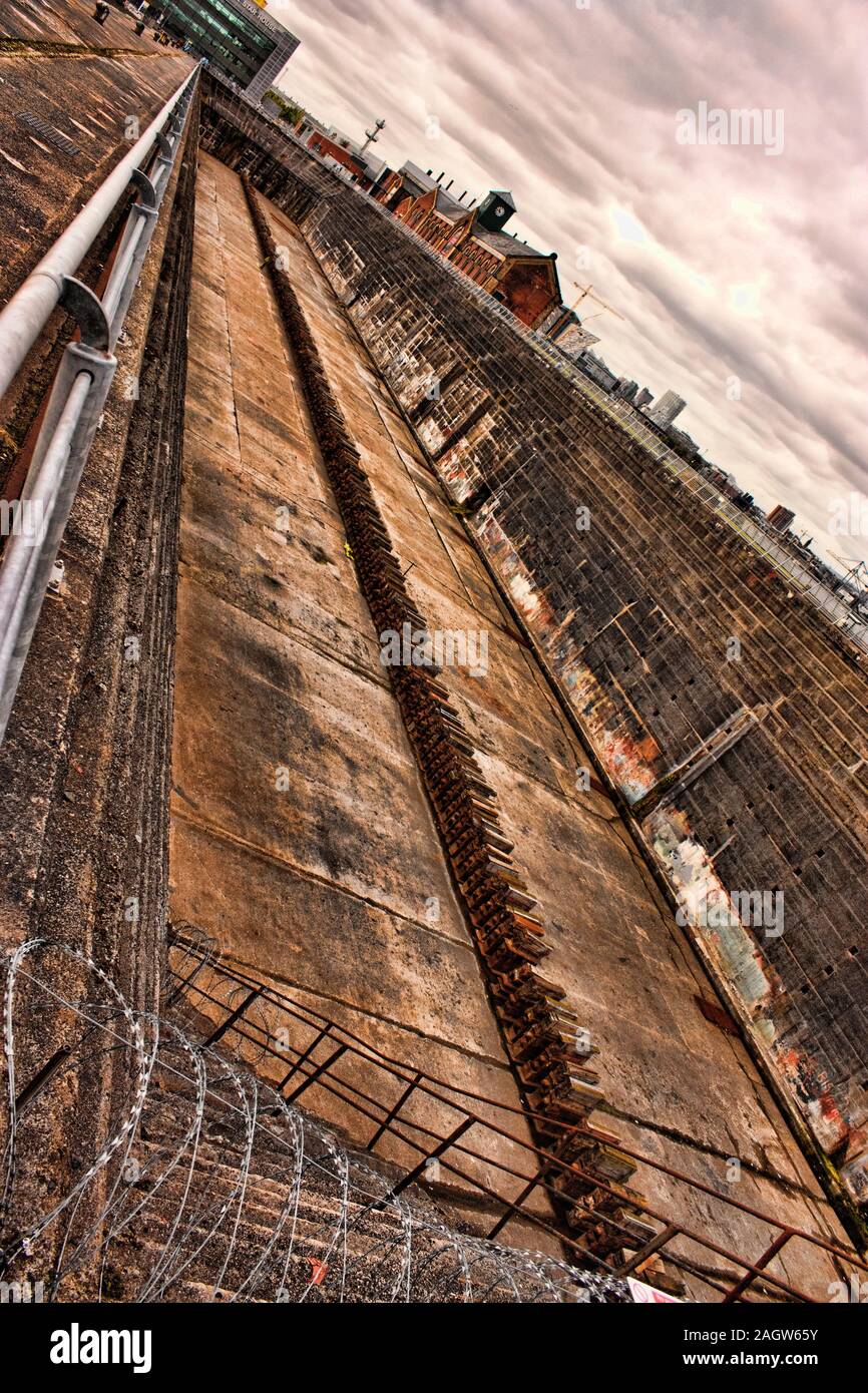 This is the dry dock that Titanic once sat, many years before it's ...