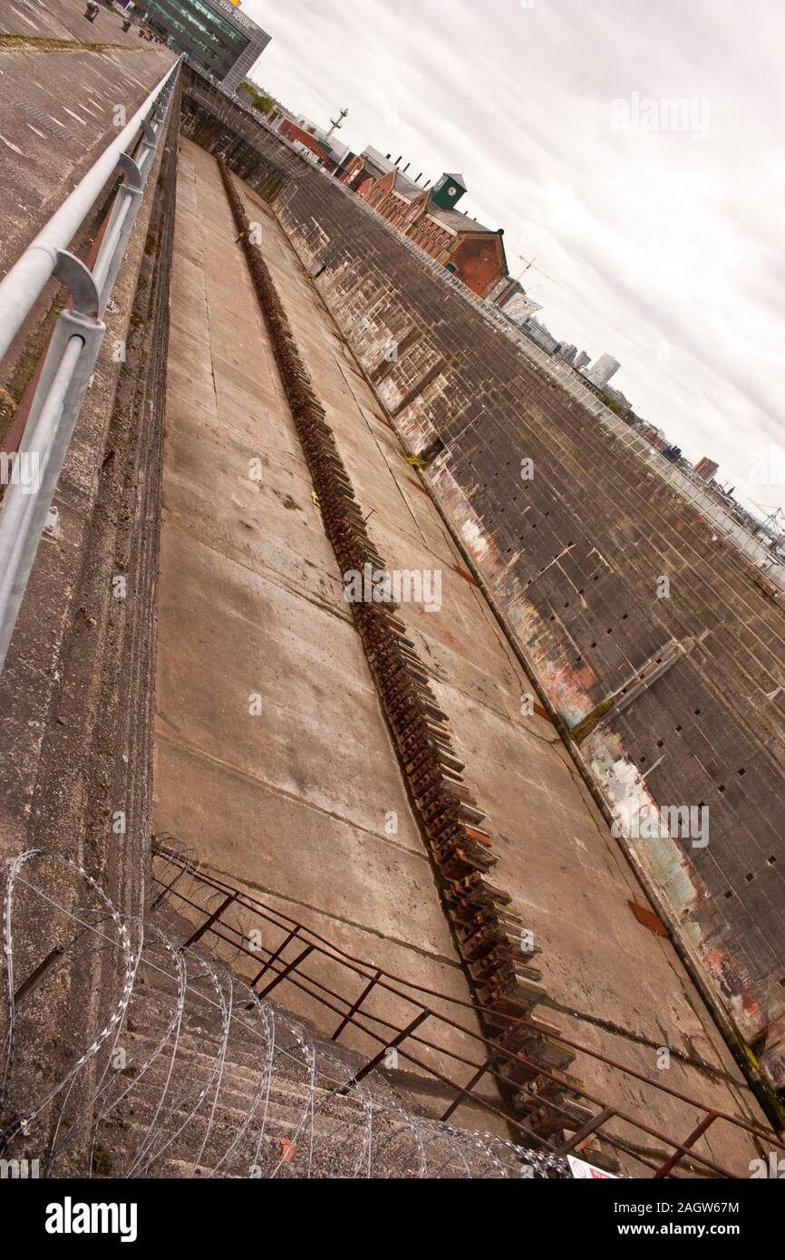 This is the dry dock that Titanic once sat, many years before it's ...