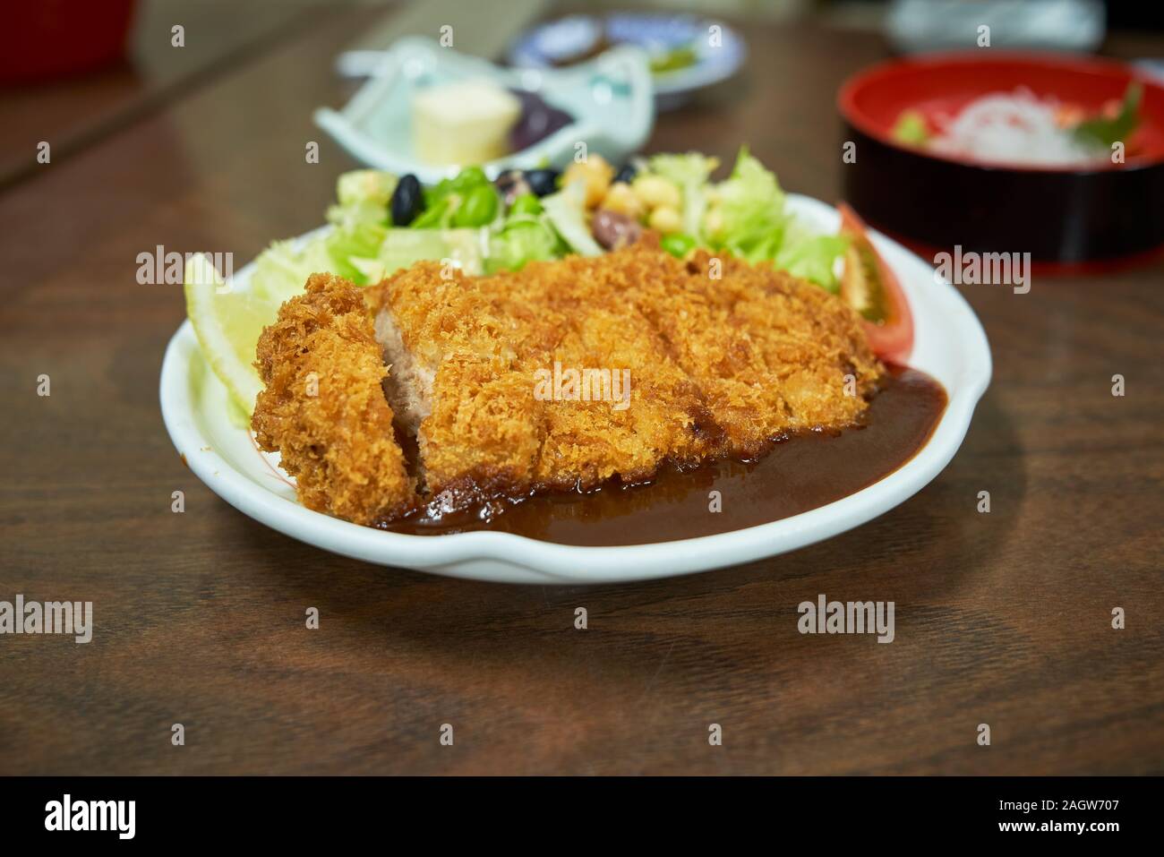 Tonkatsu set hi-res stock photography and images - Alamy