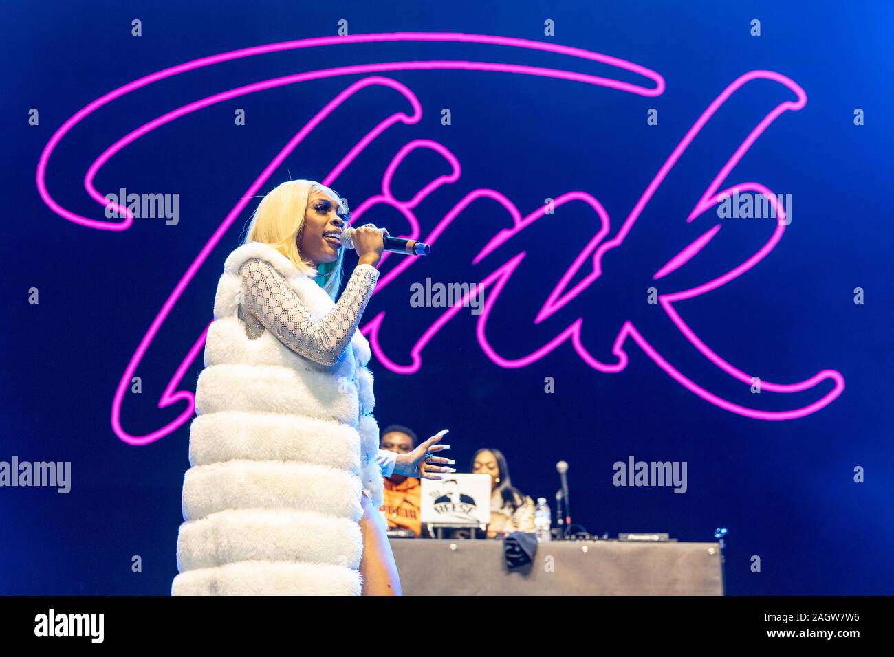 December 20, 2019, Chicago, Illinois, U.S: Singer TINK (TRINITY LAURE ...