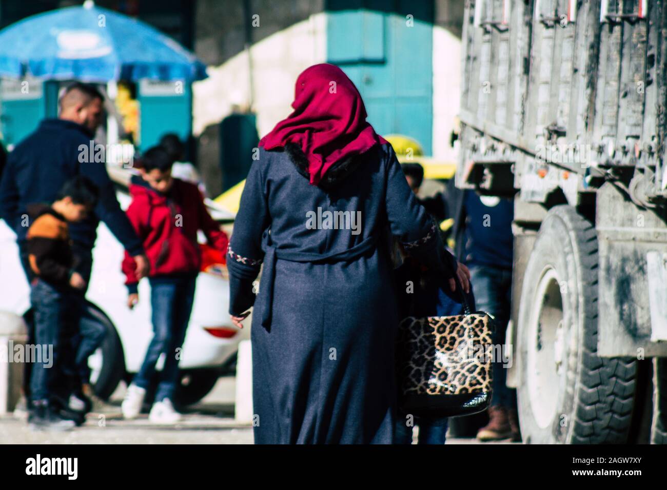 Palestinian Territory Bethlehem December 16, 2019 View of unknown ...