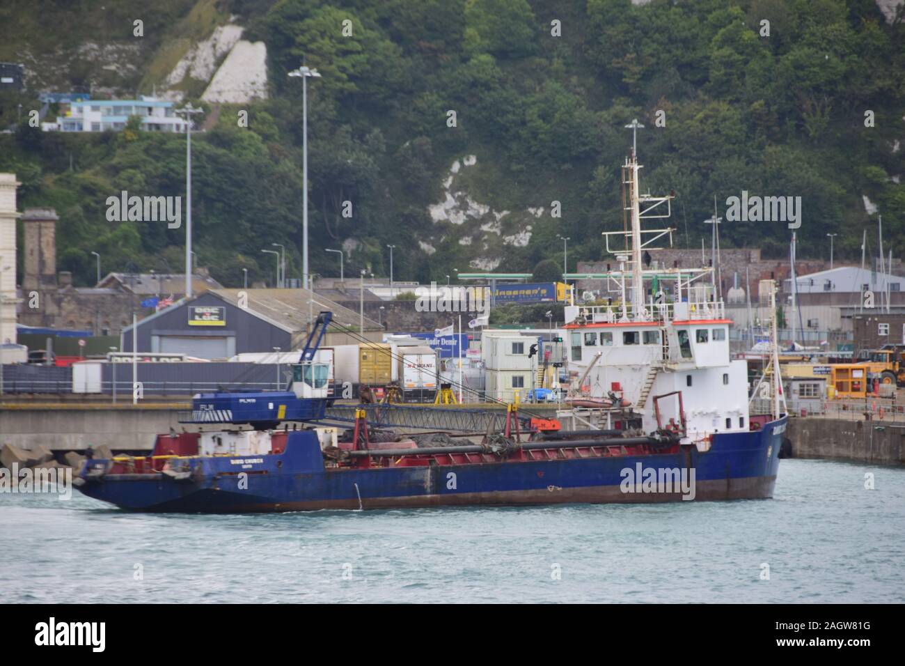 David Church, Dredger, Port of Dover, Kent, England, UK Stock Photo - Alamy