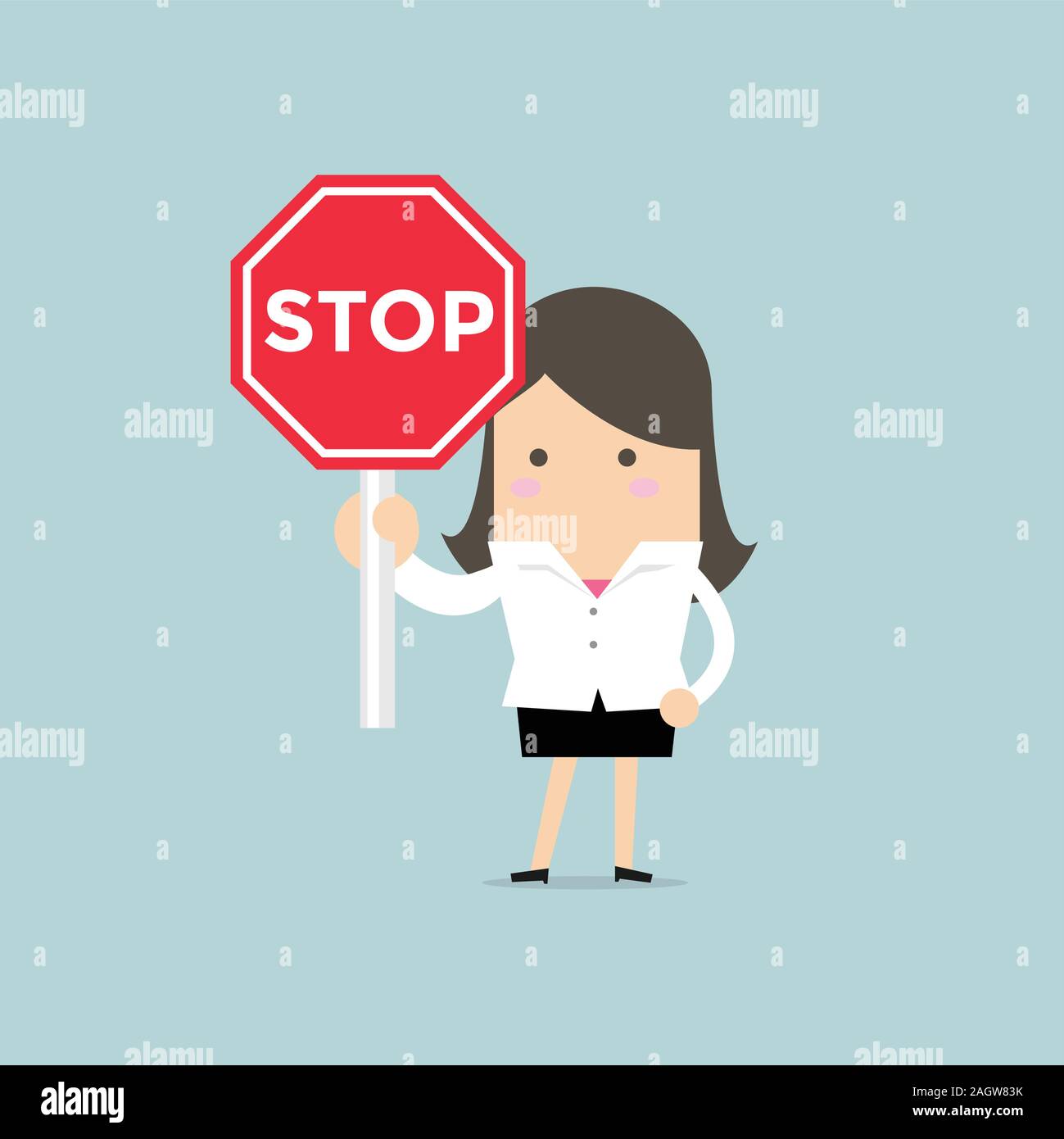 Serious disruption Stock Vector Images - Alamy