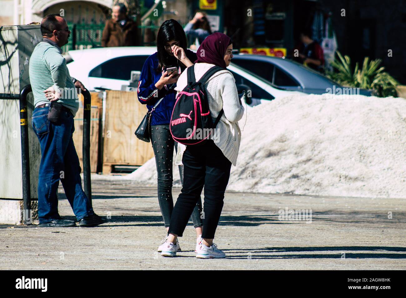 Palestinian Territory Bethlehem December 16, 2019 View of unknown ...