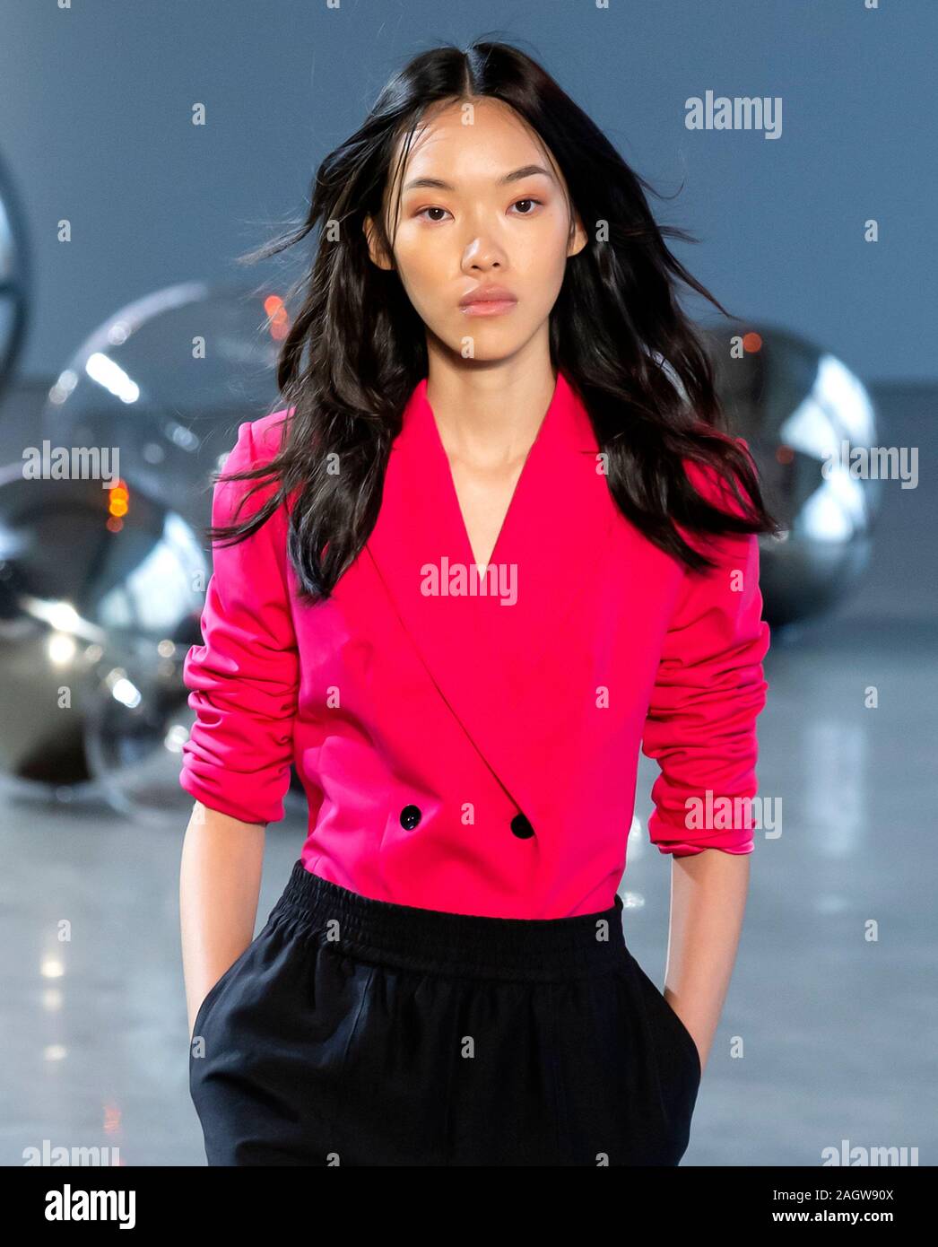 New York, NY - Sept 10, 2019: Layla Ong walks the runway at the Noon By ...